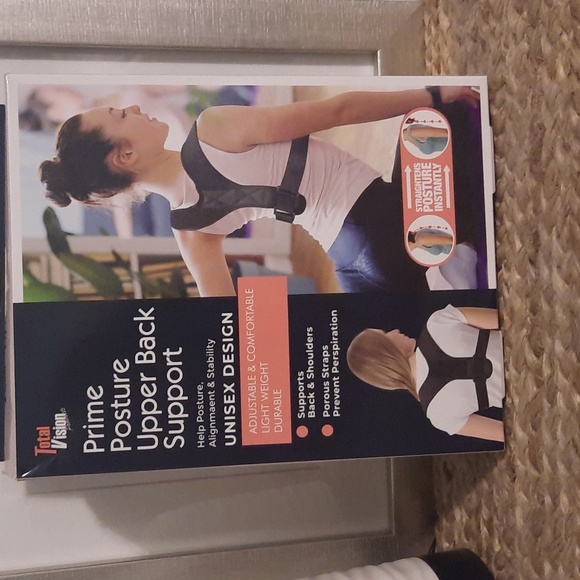 Other | Prime Posture Upper Back Support Unisex Straightens Posture ...